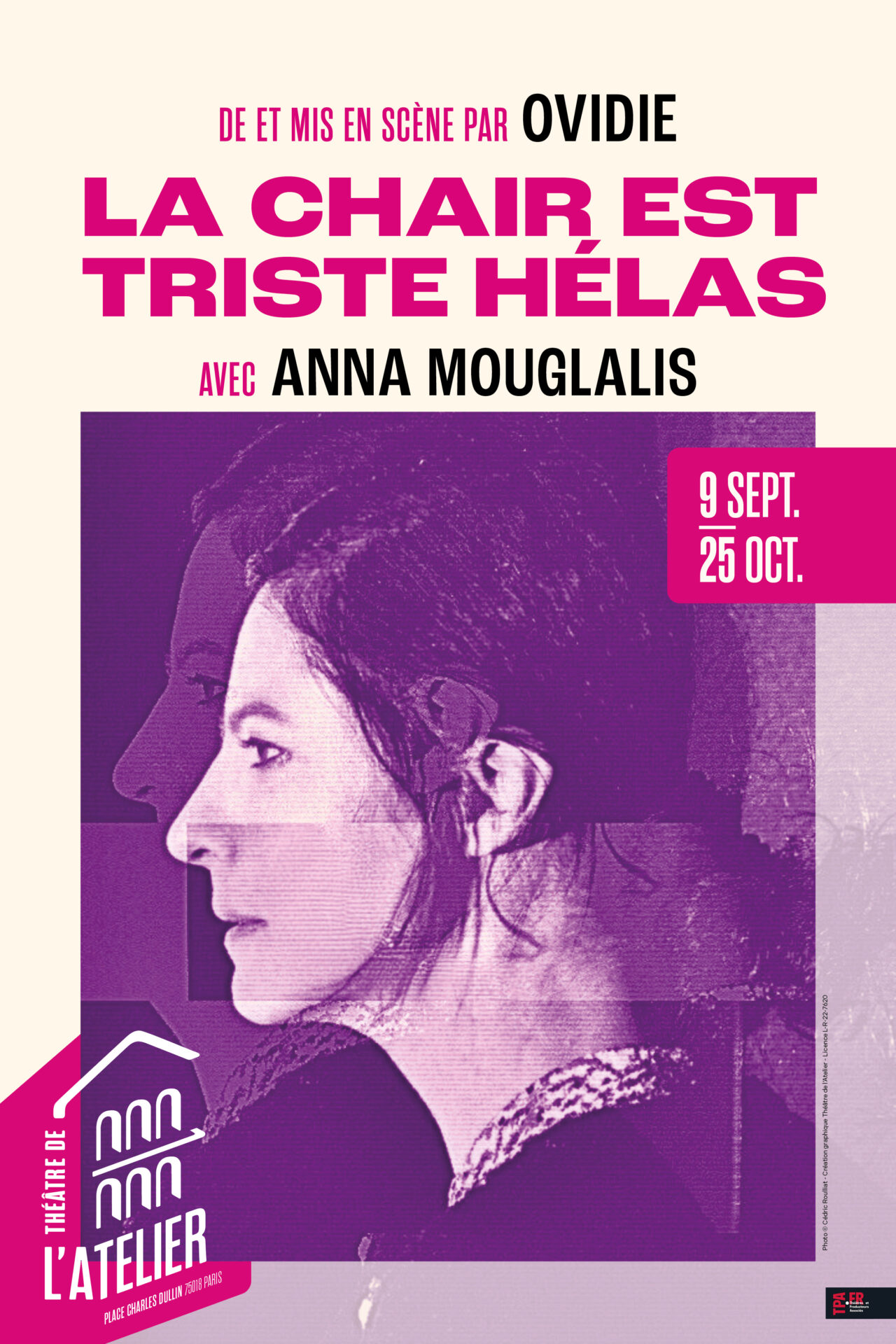 La chair est triste hélas - Ovidie 2025 - Théâtre de l'Atelier